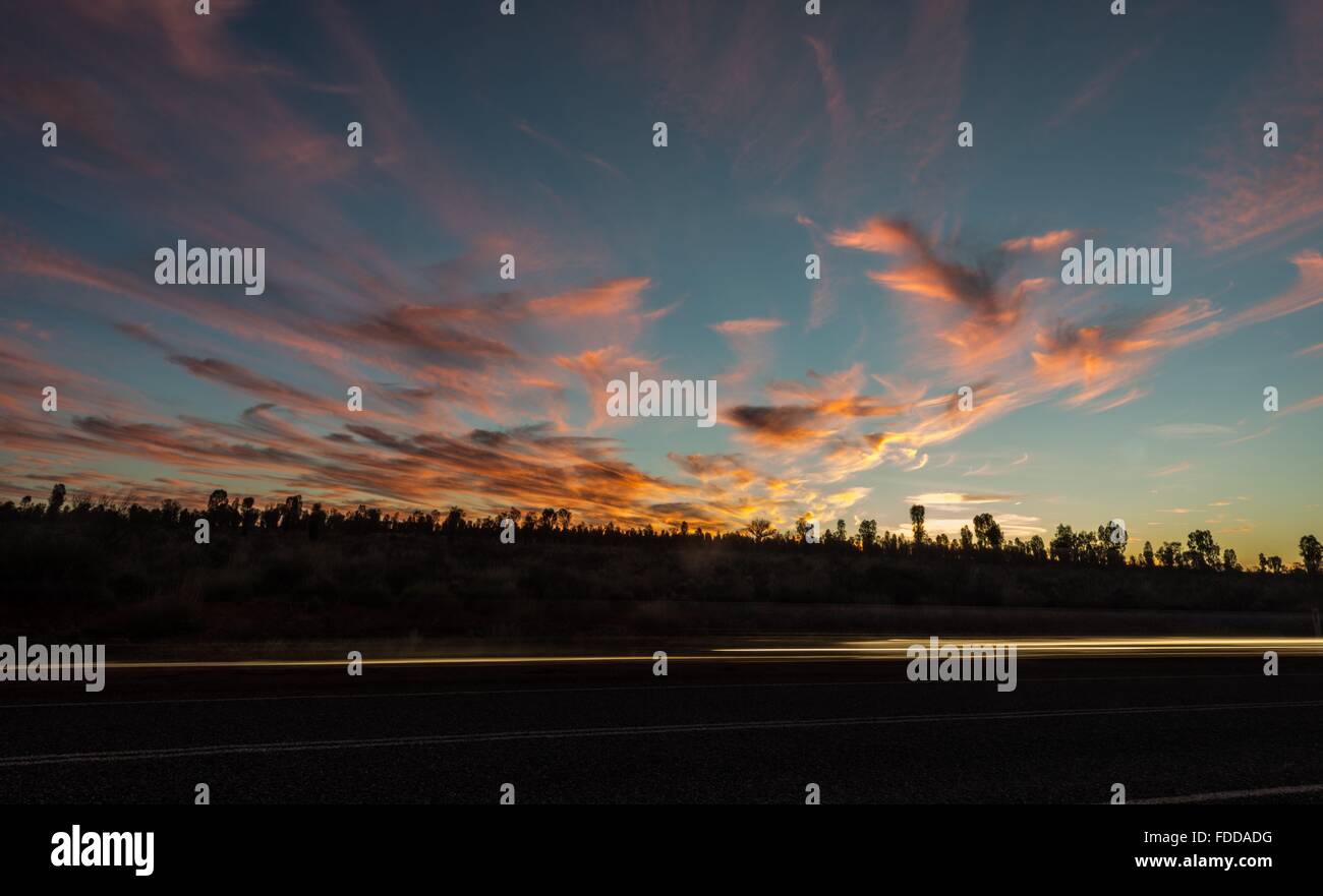 Car light streak hi-res stock photography and images - Alamy