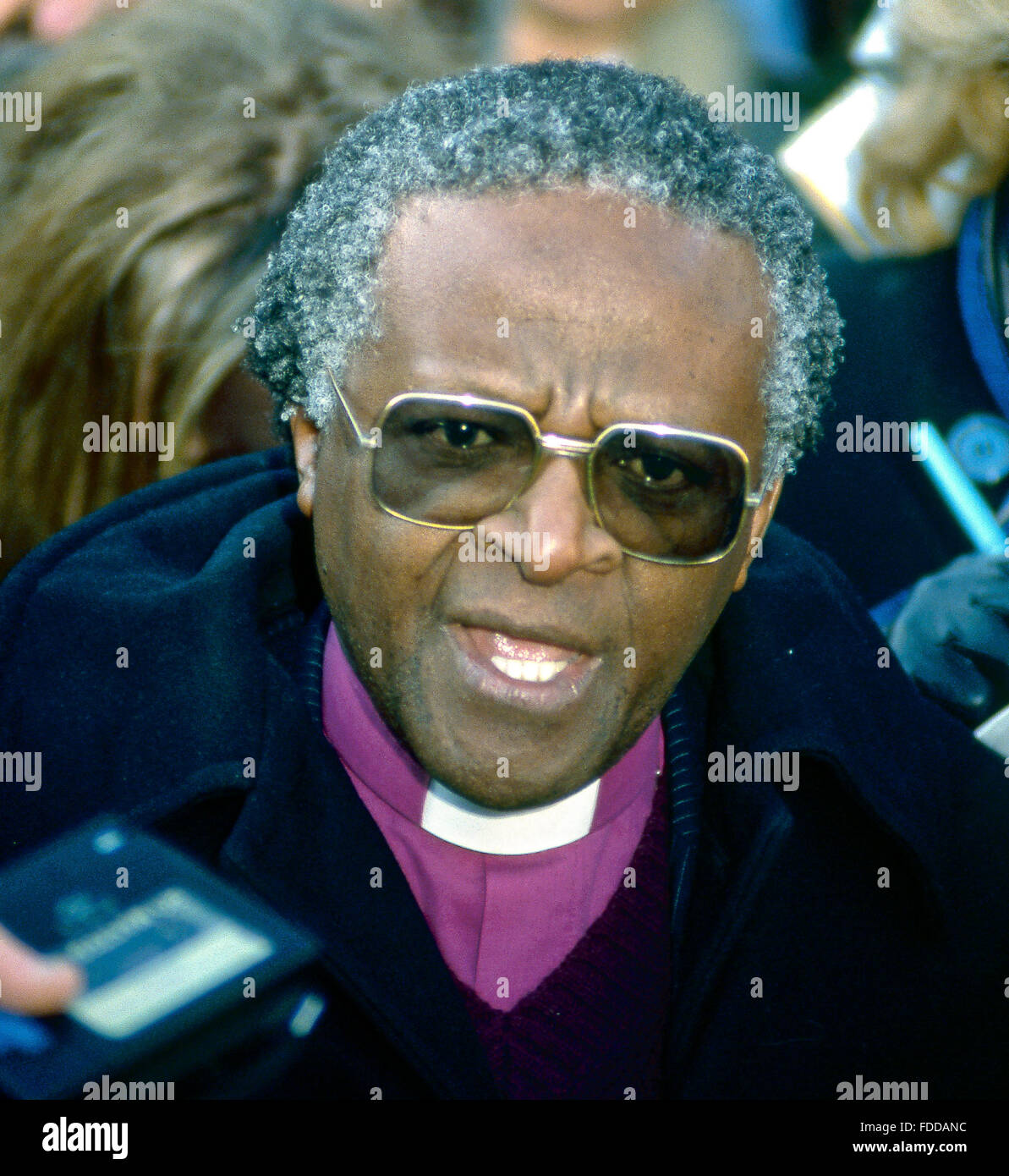 Washington, DC., USA, 7th December, 1984 South African Bishop Desmond ...