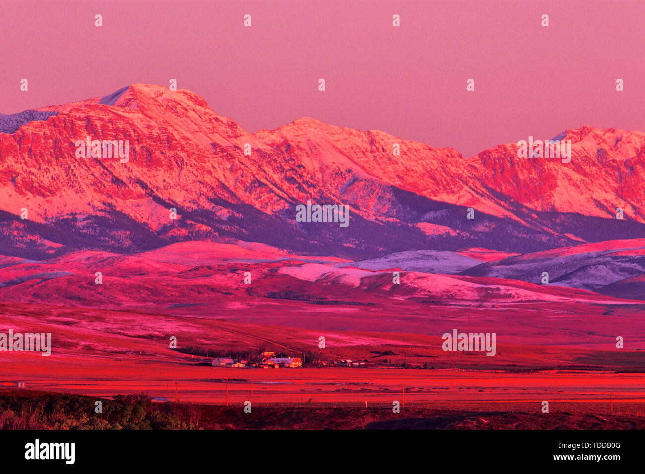 Beautiful winter in canadian prairies hi-res stock photography and ...