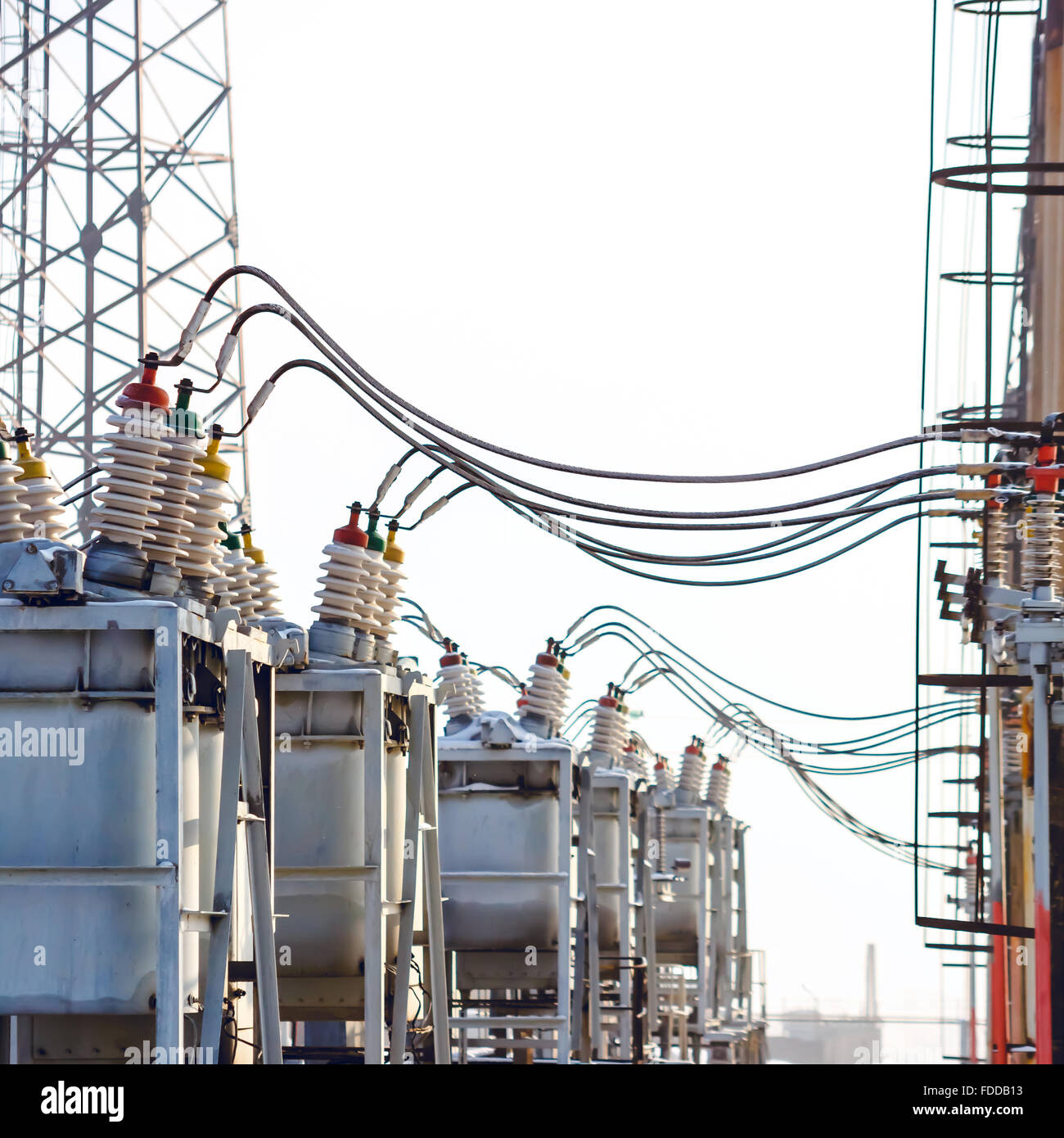 High voltage electric power Stock Photo - Alamy