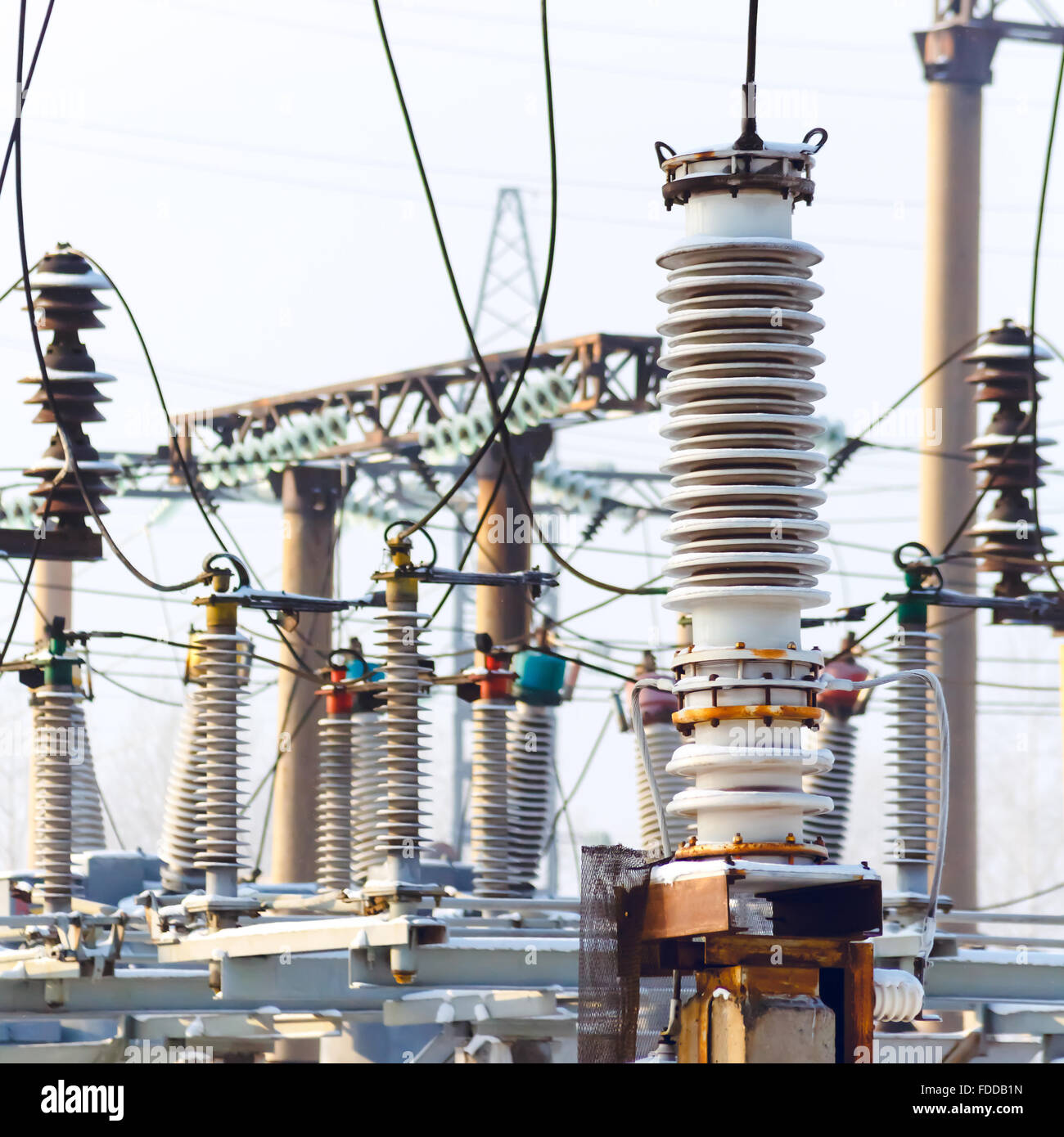 High voltage electric power Stock Photo - Alamy