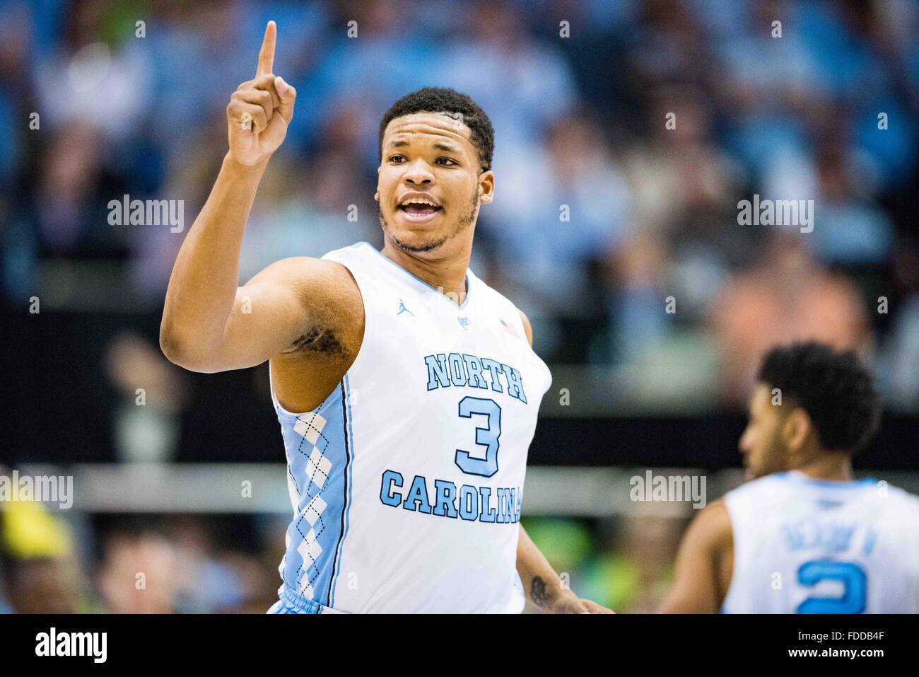 Chapel Hill, North Carolina. 30th January, 2016. UNC forward Kennedy ...