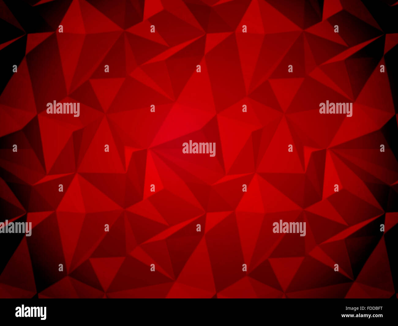 Geometric low poly red background Stock Photo - Alamy