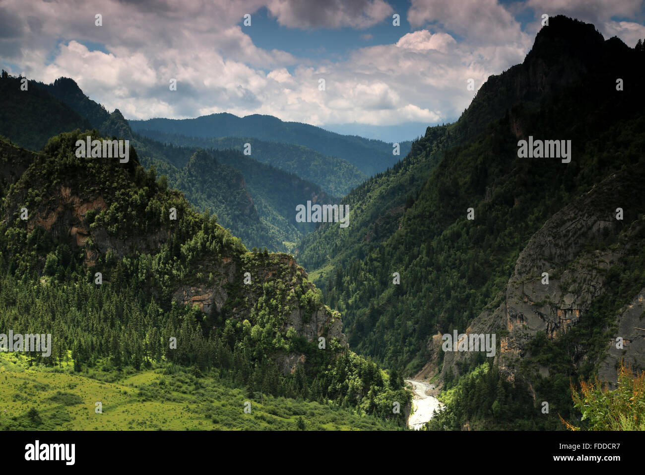 Gansu Province Diebu County Zhagana Village Stock Photo - Alamy