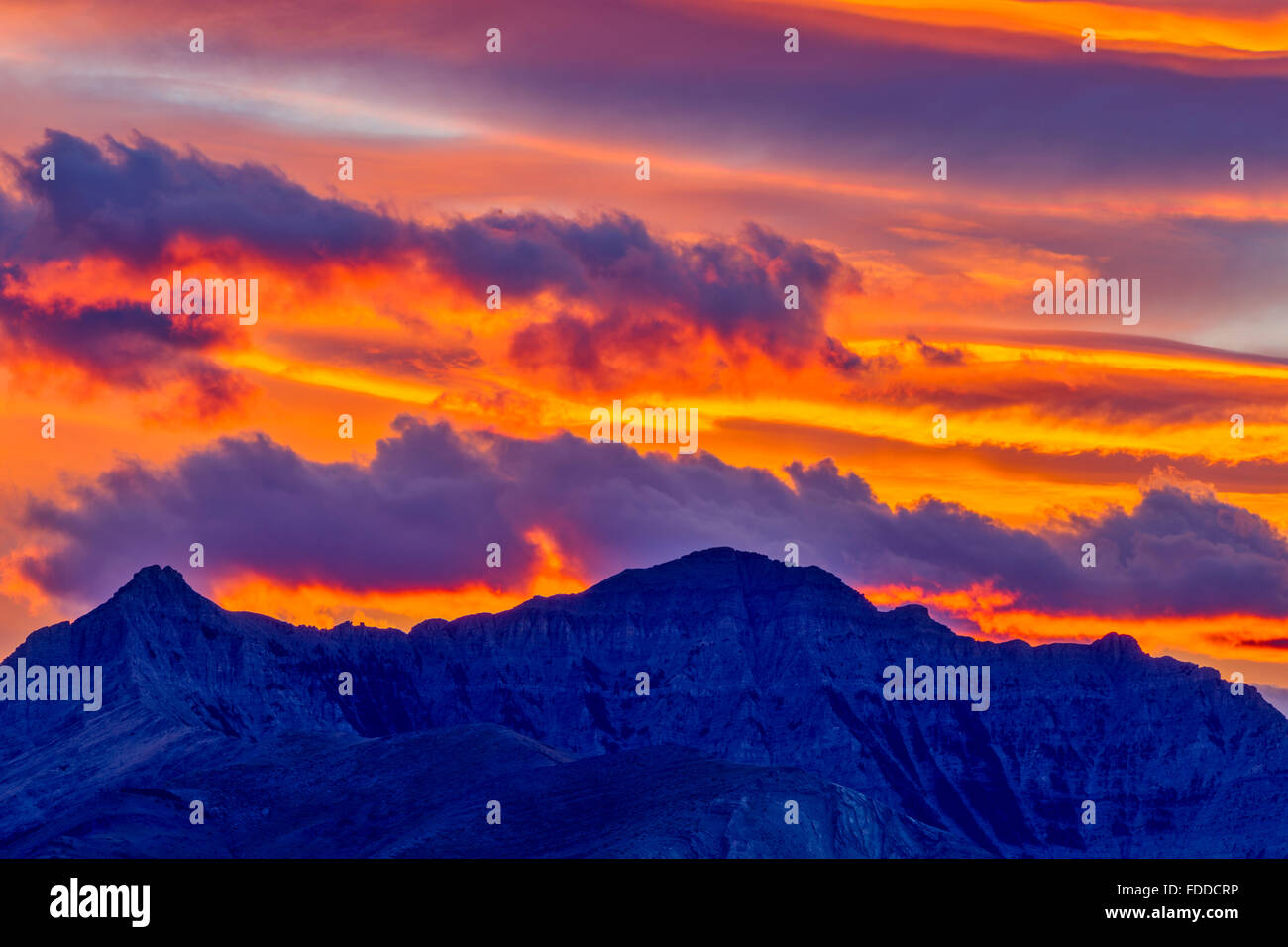 sunset in Alberta Foothills country Stock Photo - Alamy
