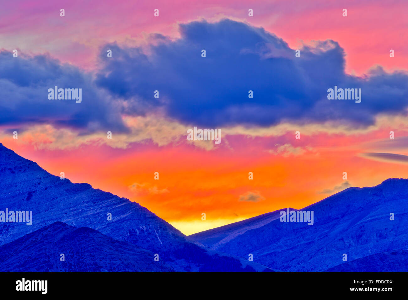 sunset in Alberta Foothills country Stock Photo - Alamy