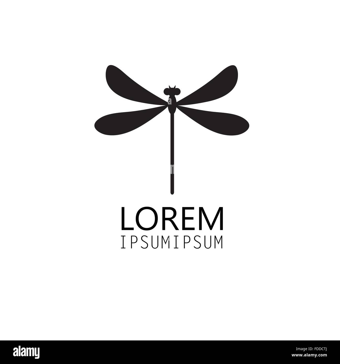 Beautiful icon dragonfly Stock Vector Image & Art - Alamy