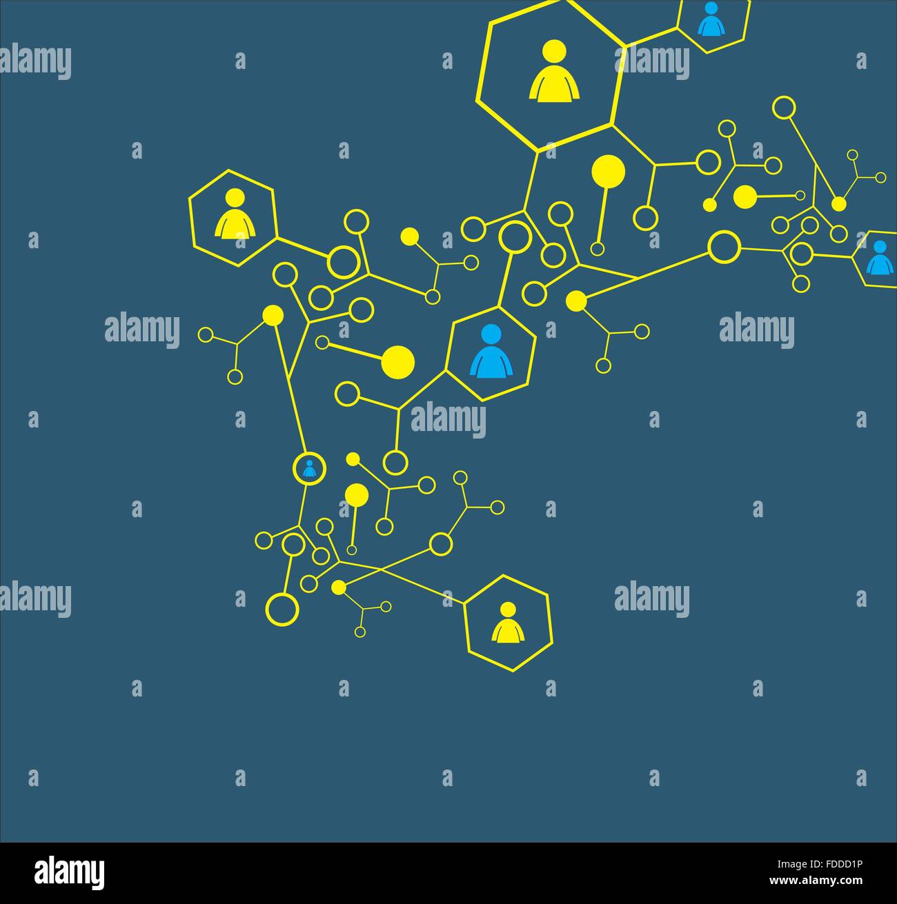 Wire connections network concept background Stock Vector Images - Alamy