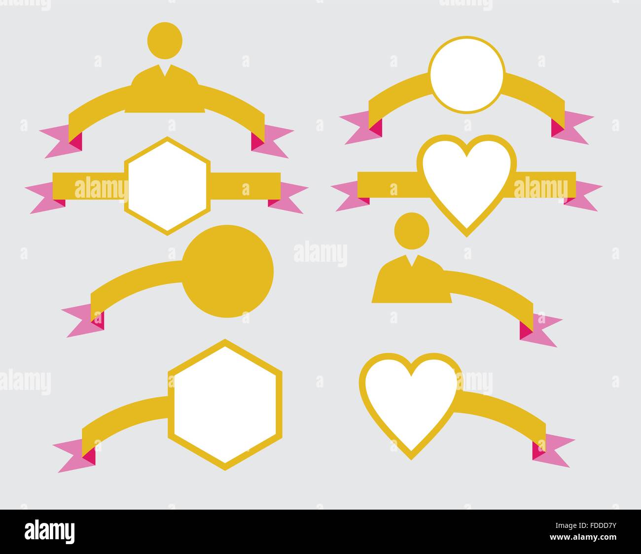 Heraldic ribbons hi-res stock photography and images - Alamy