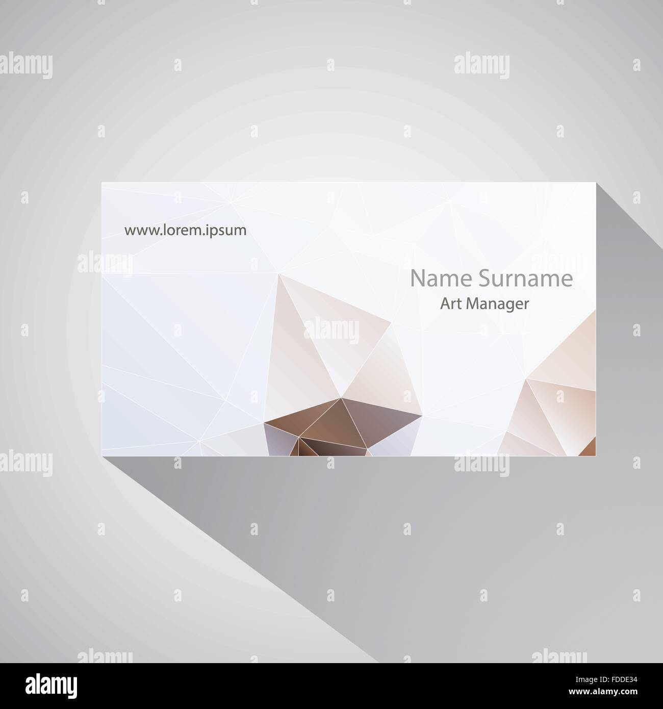 Calling card of art manager Stock Vector Image & Art - Alamy