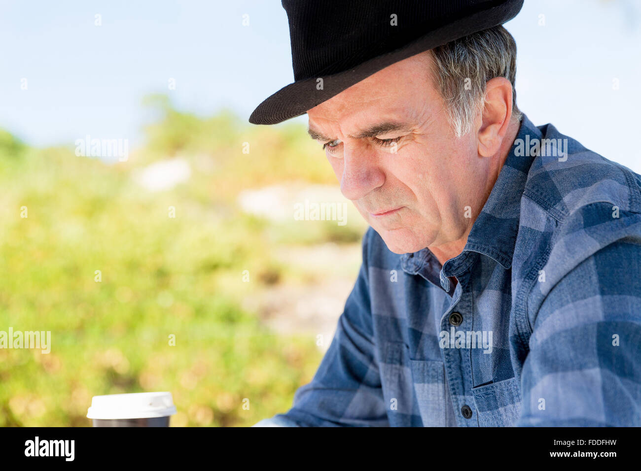 Single elderly gentleman male hi-res stock photography and images - Alamy