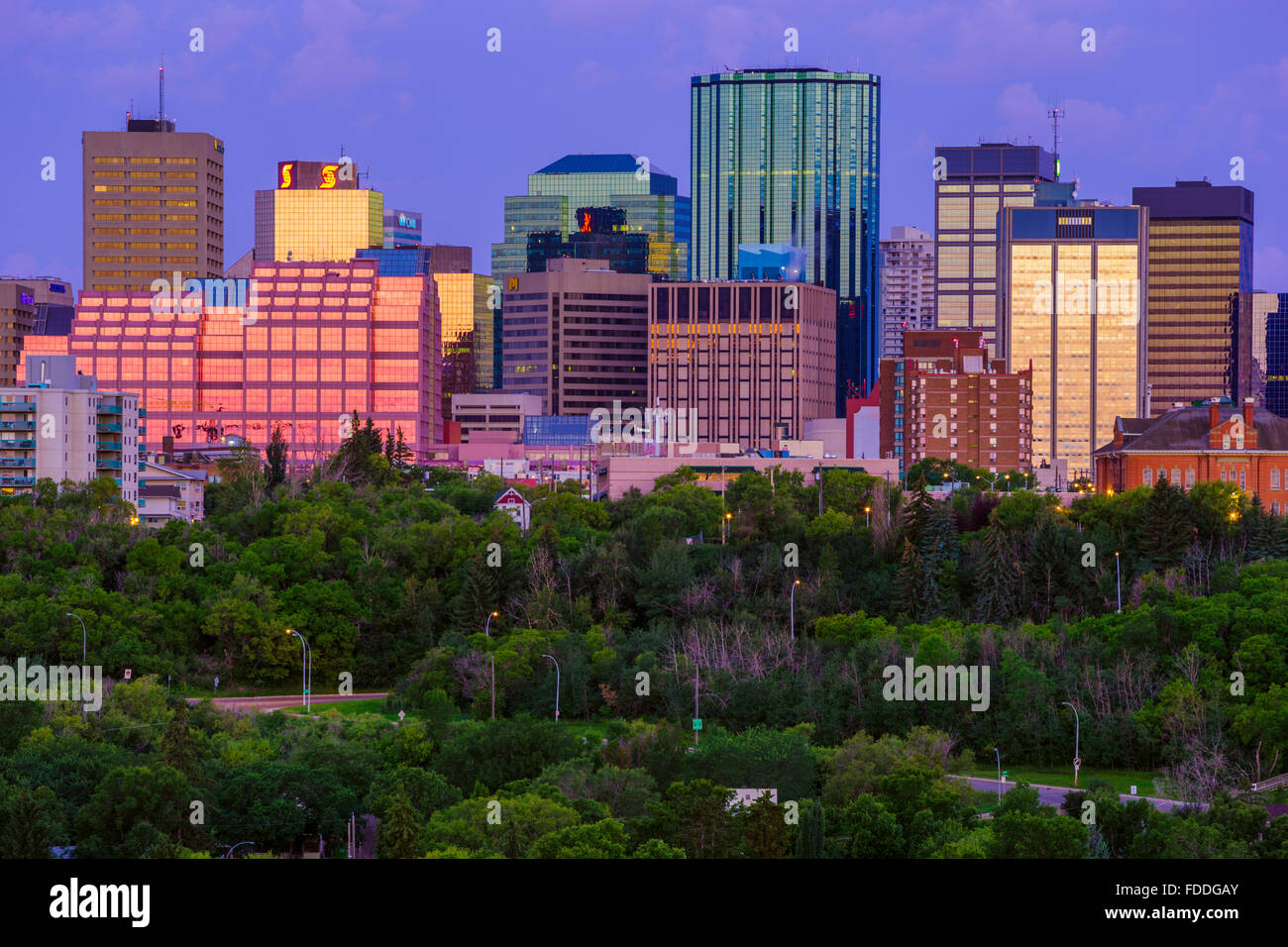 Edmonton downtown core hi-res stock photography and images - Alamy