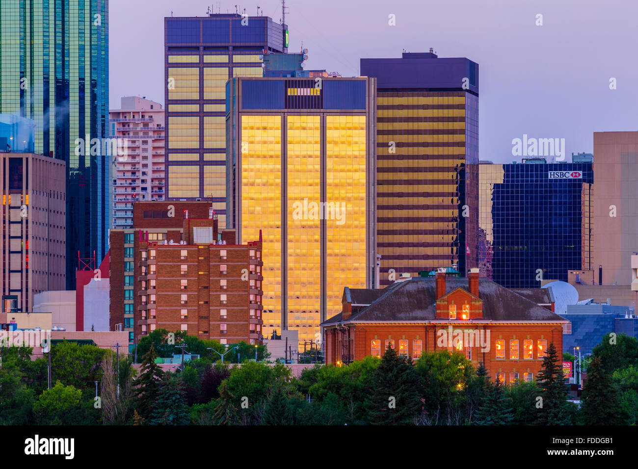 Edmonton downtown core hi-res stock photography and images - Alamy