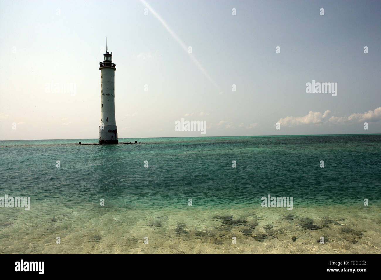surf reef Lighthouse Stock Photo - Alamy