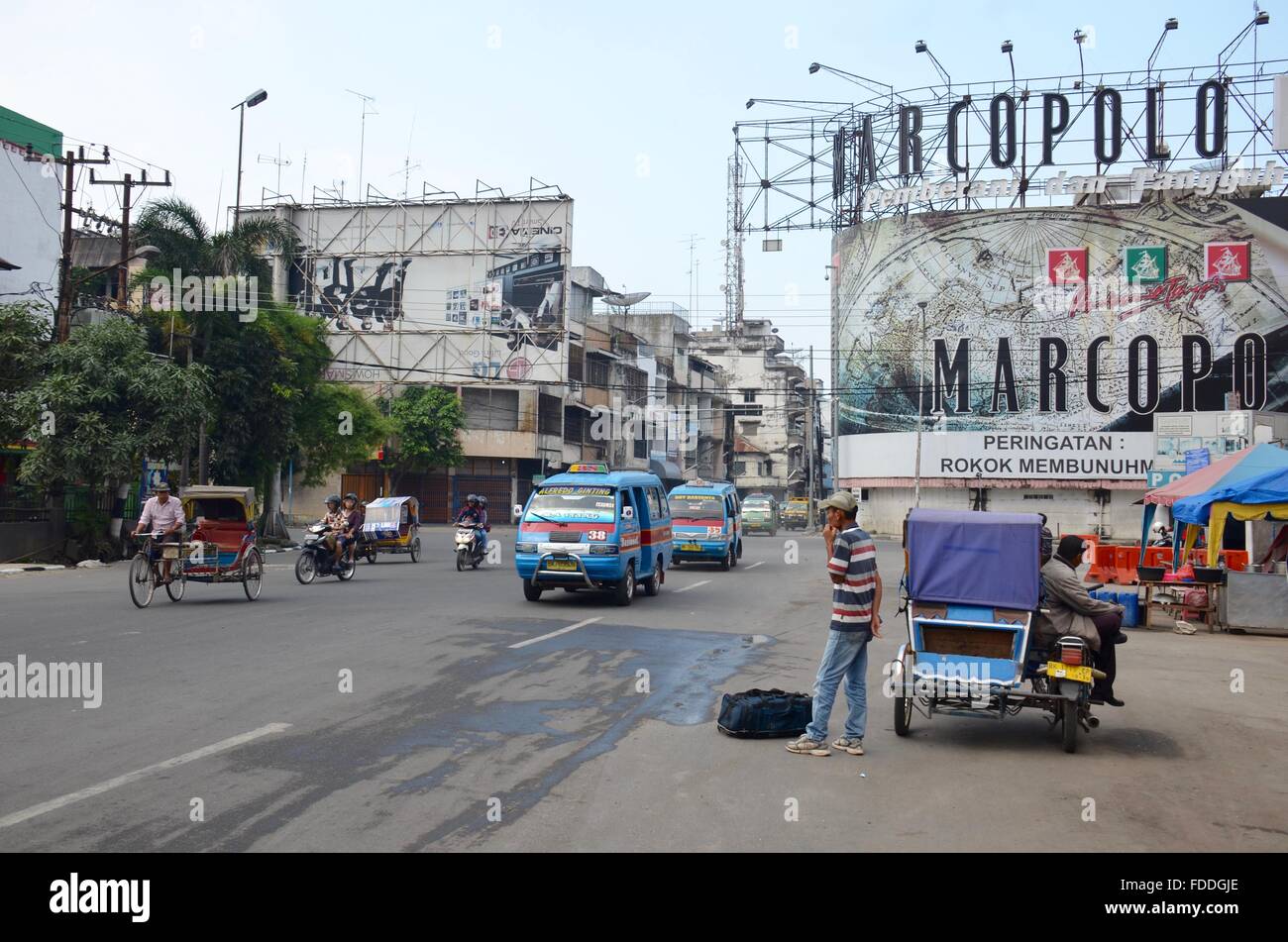 Street life Medan Sumatra Stock Photo - Alamy