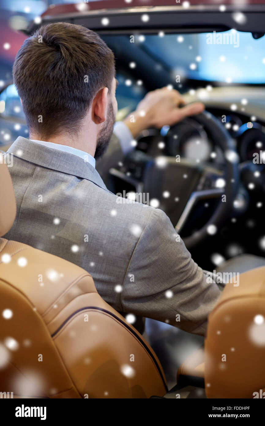 Car cabrio man hi-res stock photography and images - Alamy