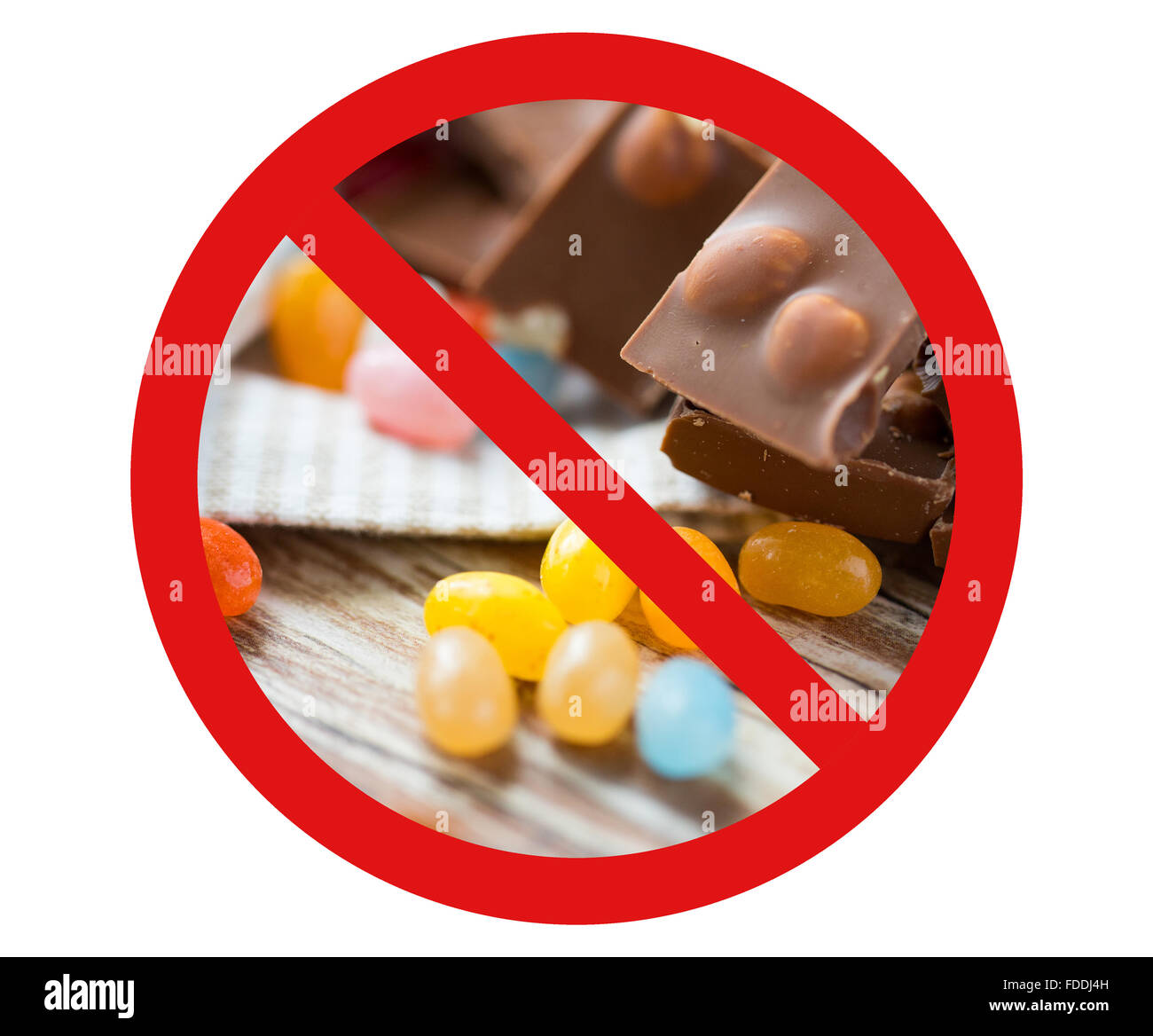 close up of candies and chocolate behind no symbol Stock Photo - Alamy