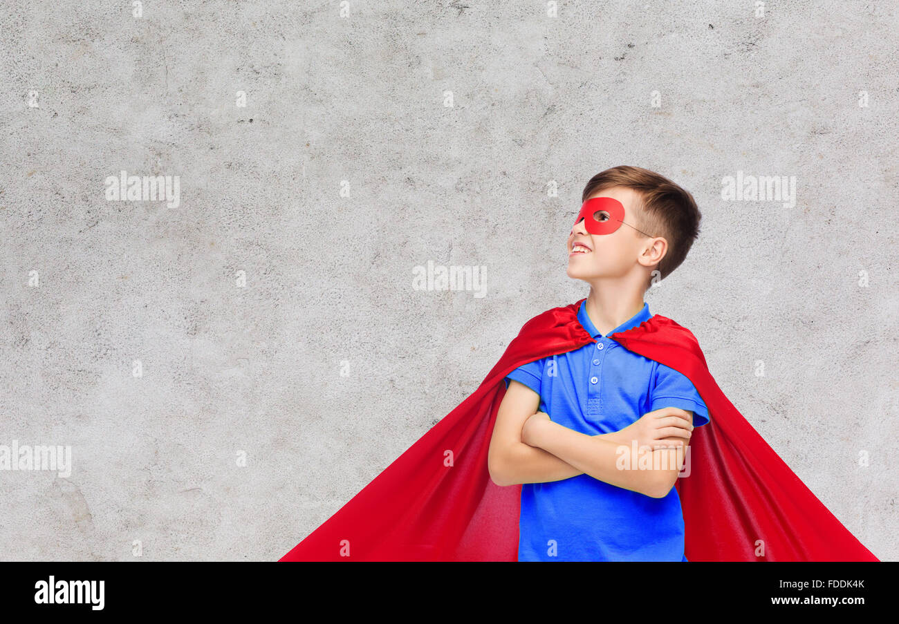 Boy With Cape And Mask