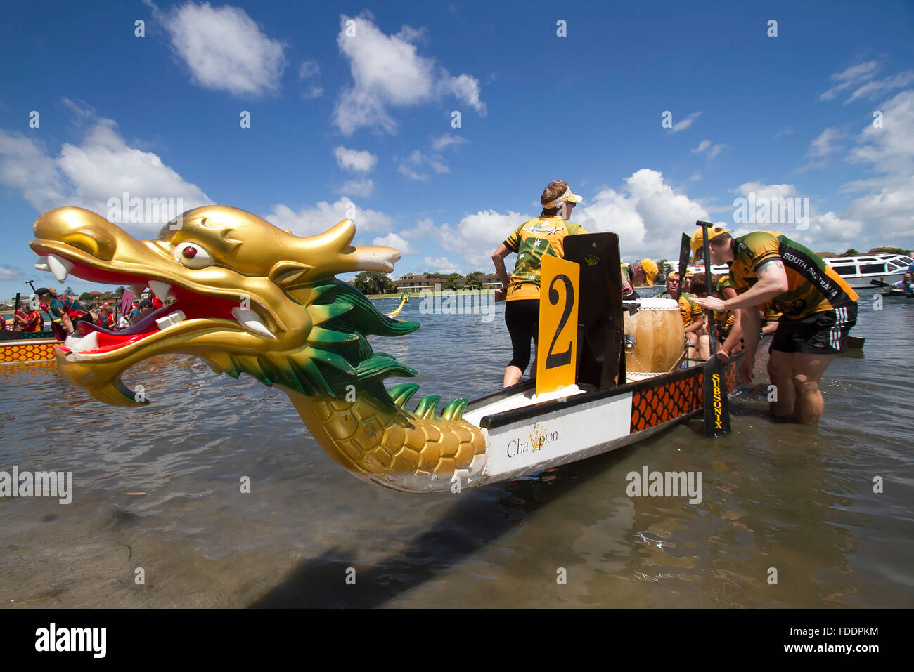 Australian dragon boat hi-res stock photography and images - Alamy