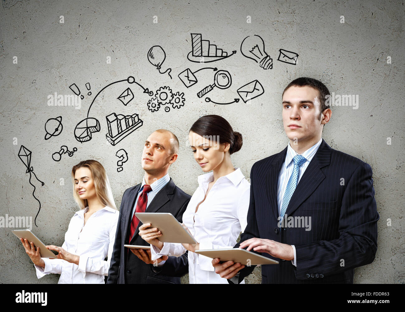 Team collage hi-res stock photography and images - Alamy