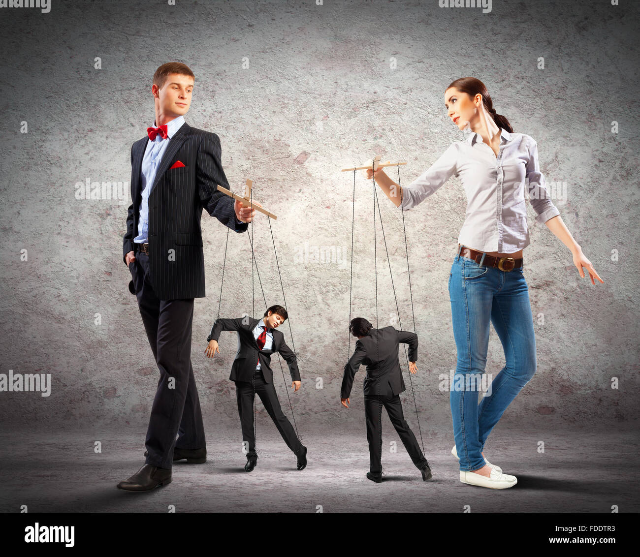 Woman with hand puppets hi-res stock photography and images - Alamy