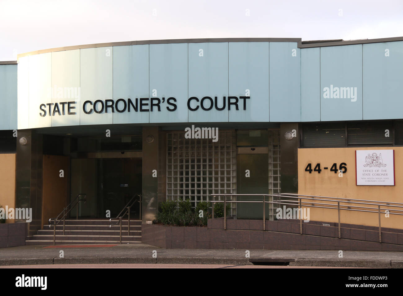 The State Coroner’s Court on Parramatta Road, Glebe in Sydney ...
