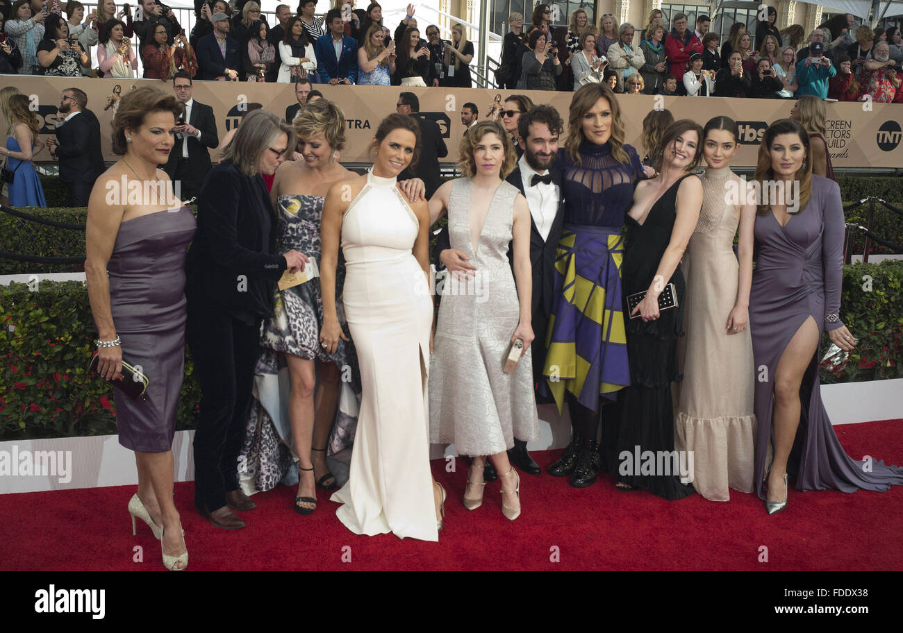 Los Angeles, USA. 30th Jan, 2016. Cast of 'Transparent'.The 22nd Annual ...