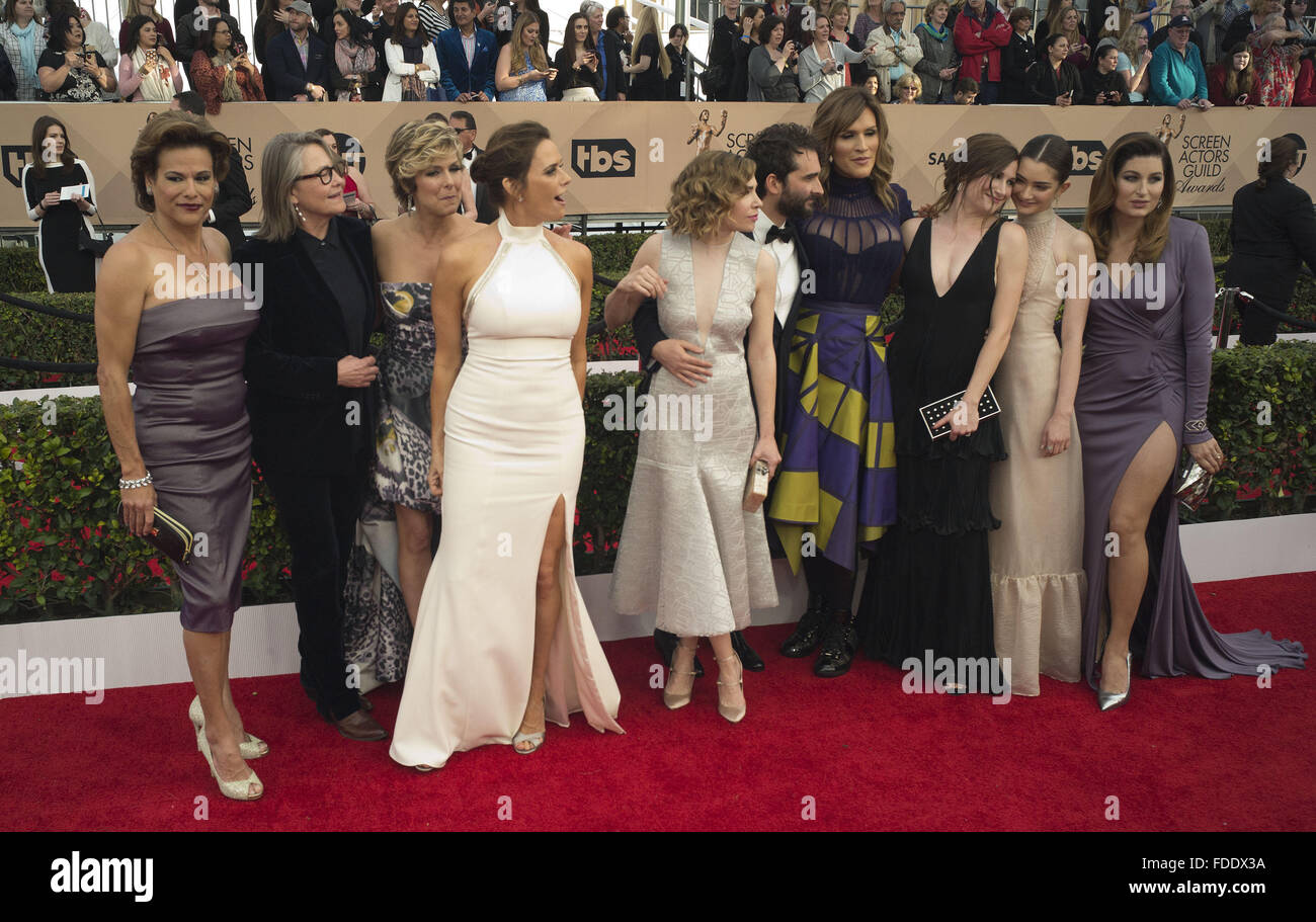Los Angeles, USA. 30th Jan, 2016. Cast of 'Transparent'.The 22nd Annual ...