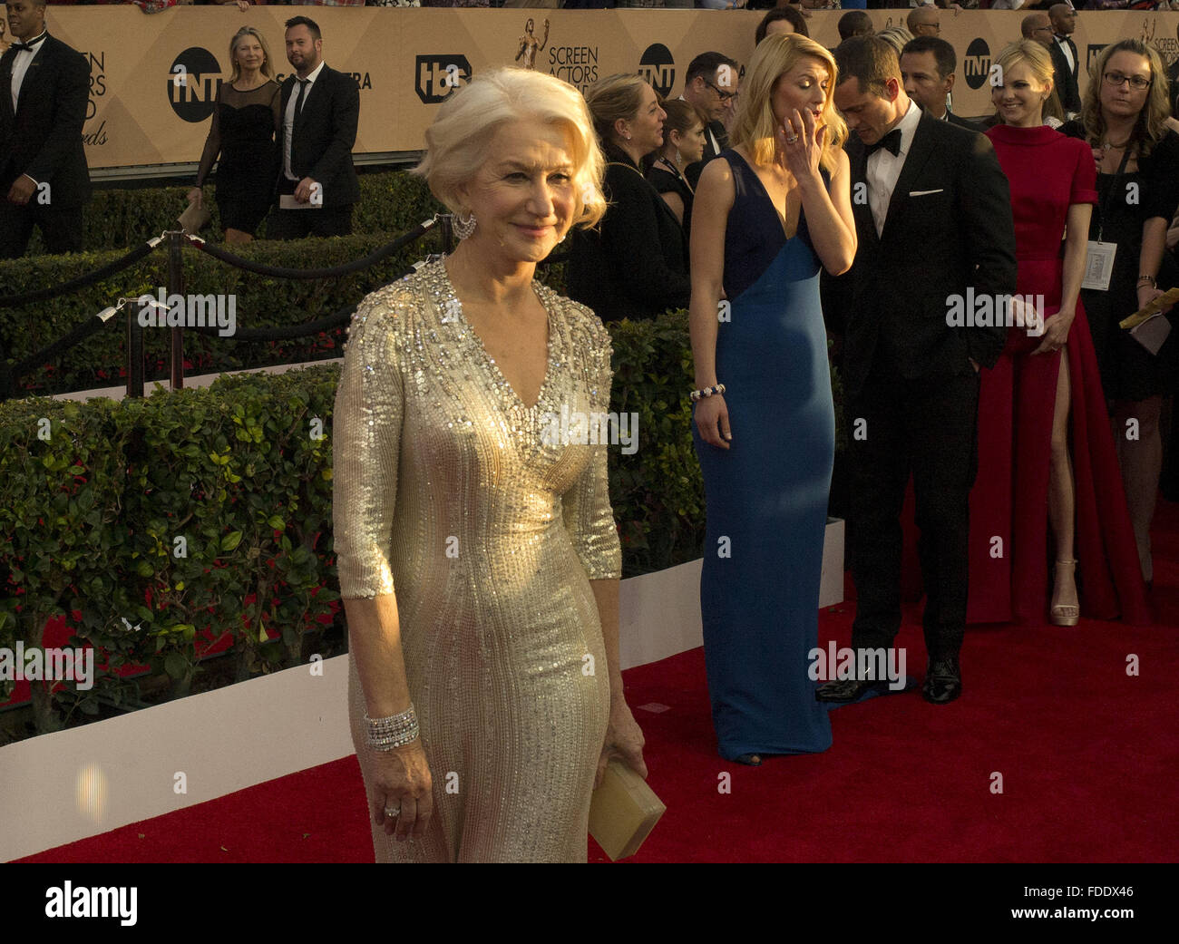 Los Angeles, USA. 30th Jan, 2016. Actress Hellen Mirrer arrives at the ...