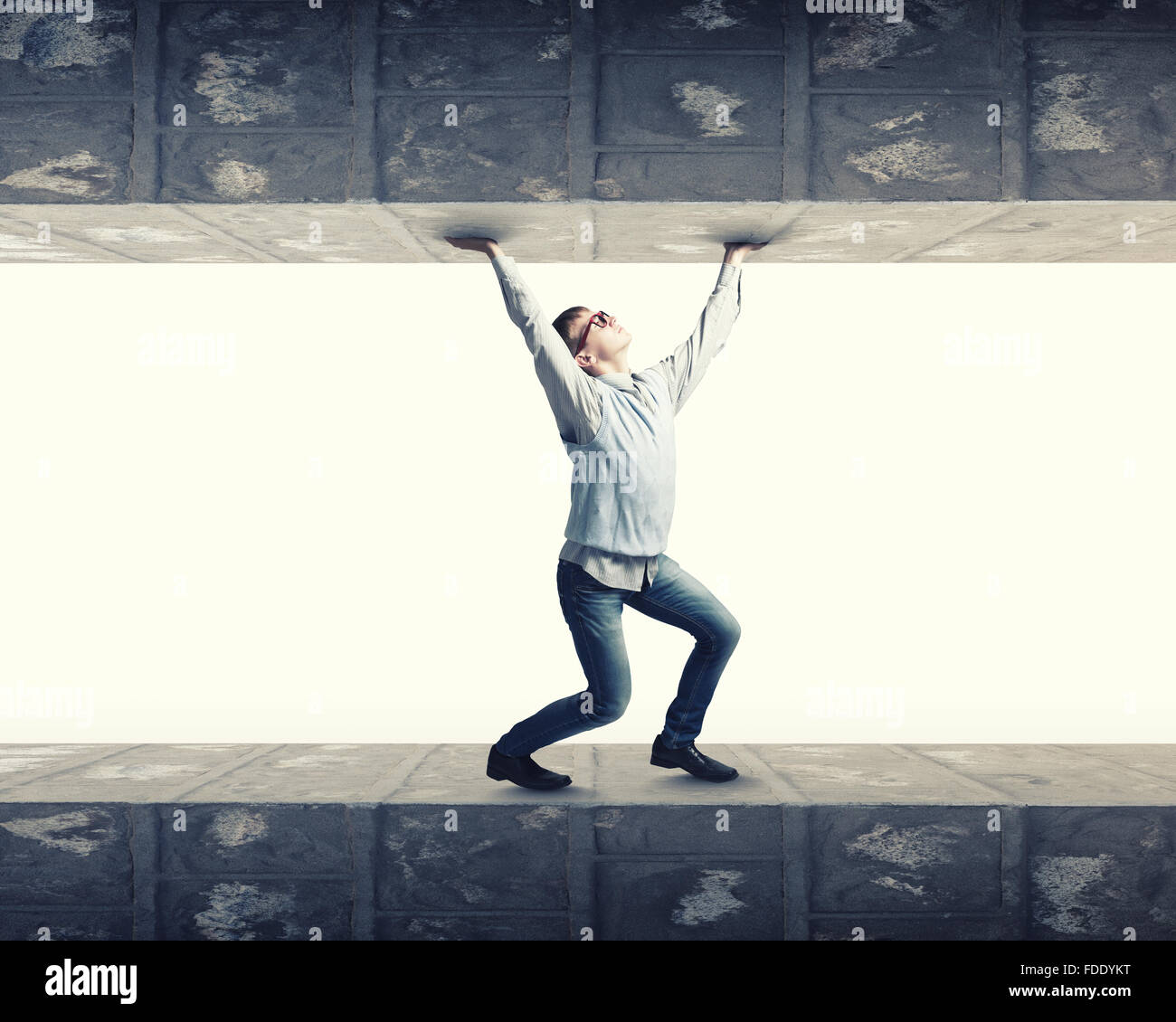 Trapped between walls hi-res stock photography and images - Alamy