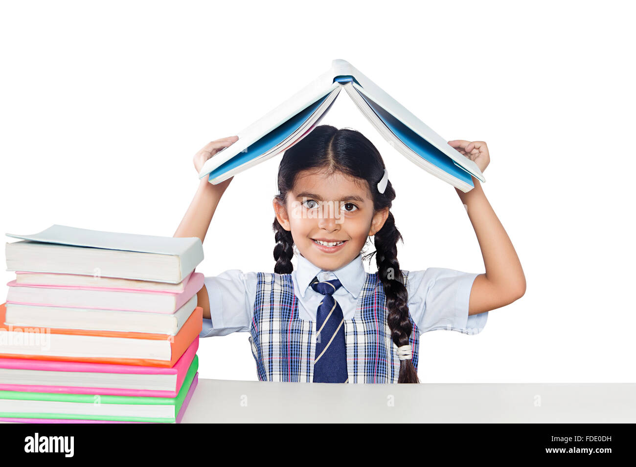 1 Person Only Book Education Examination Girl Kid School Smiling ...