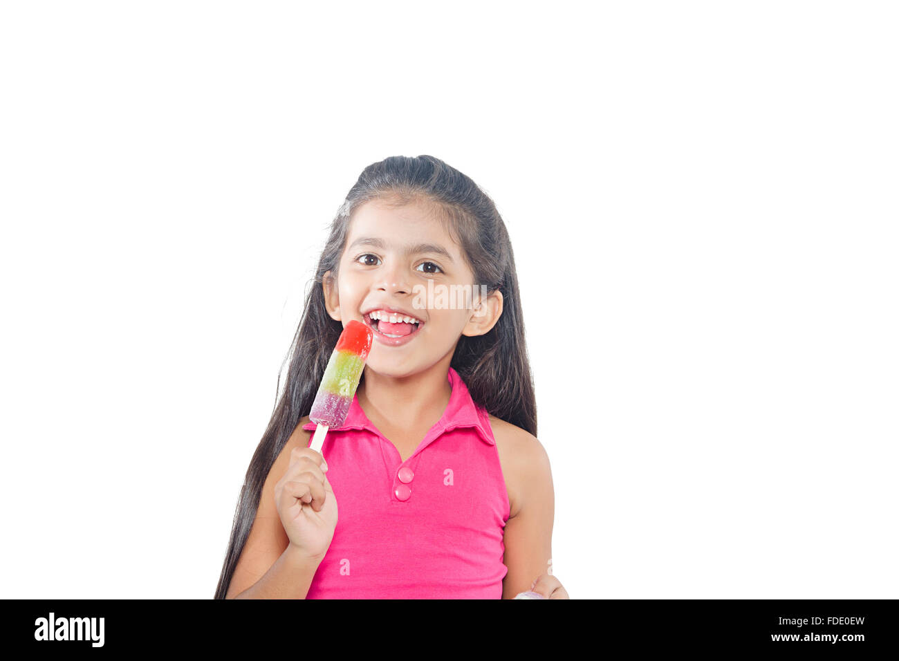 1 Person Only Delicious Eating Girl Ice Cream Kid Laughing Showing ...