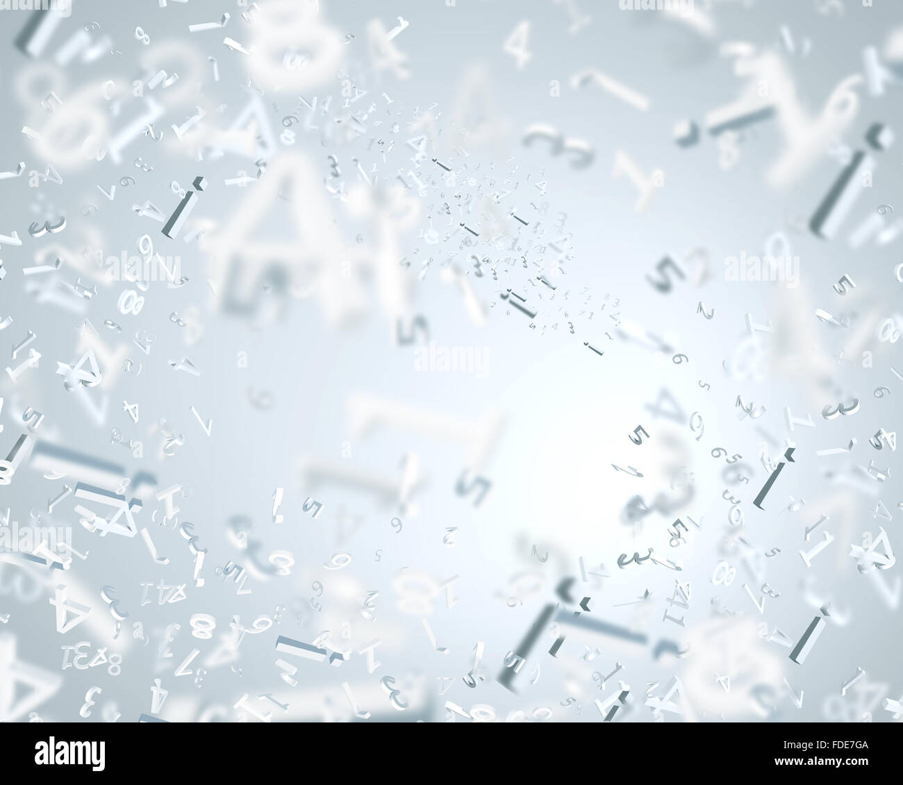 Background abstract image with characters flying in air Stock Photo - Alamy