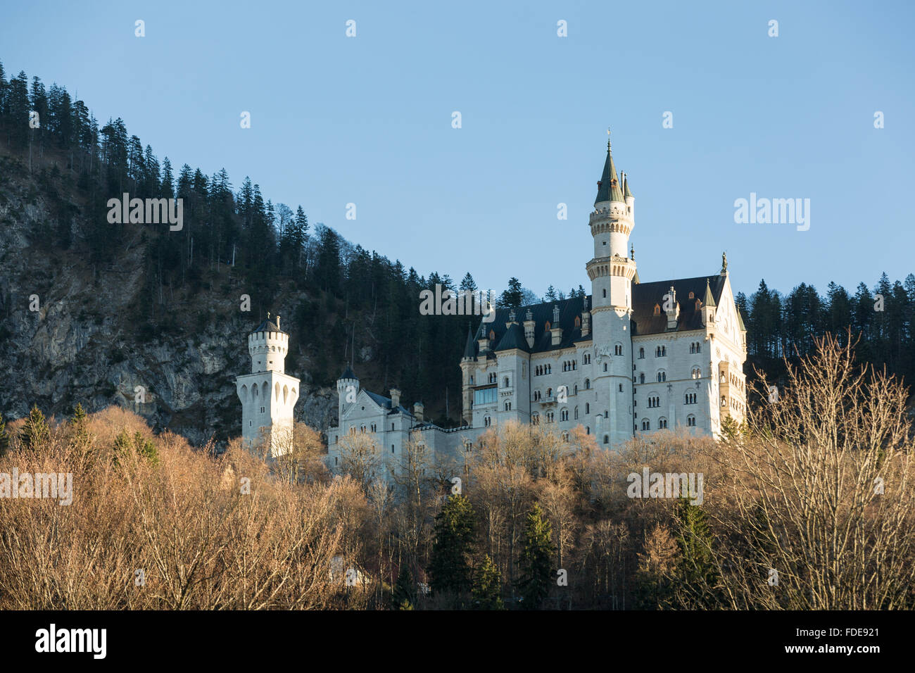 Castle Neuschwanstein near Füssen in Bavaria, Germany Stock Photo - Alamy