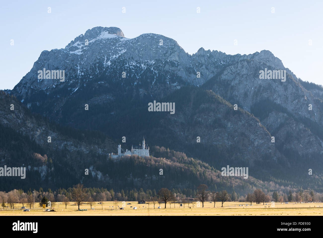 Castle Neuschwanstein near Füssen in Bavaria, Germany Stock Photo - Alamy