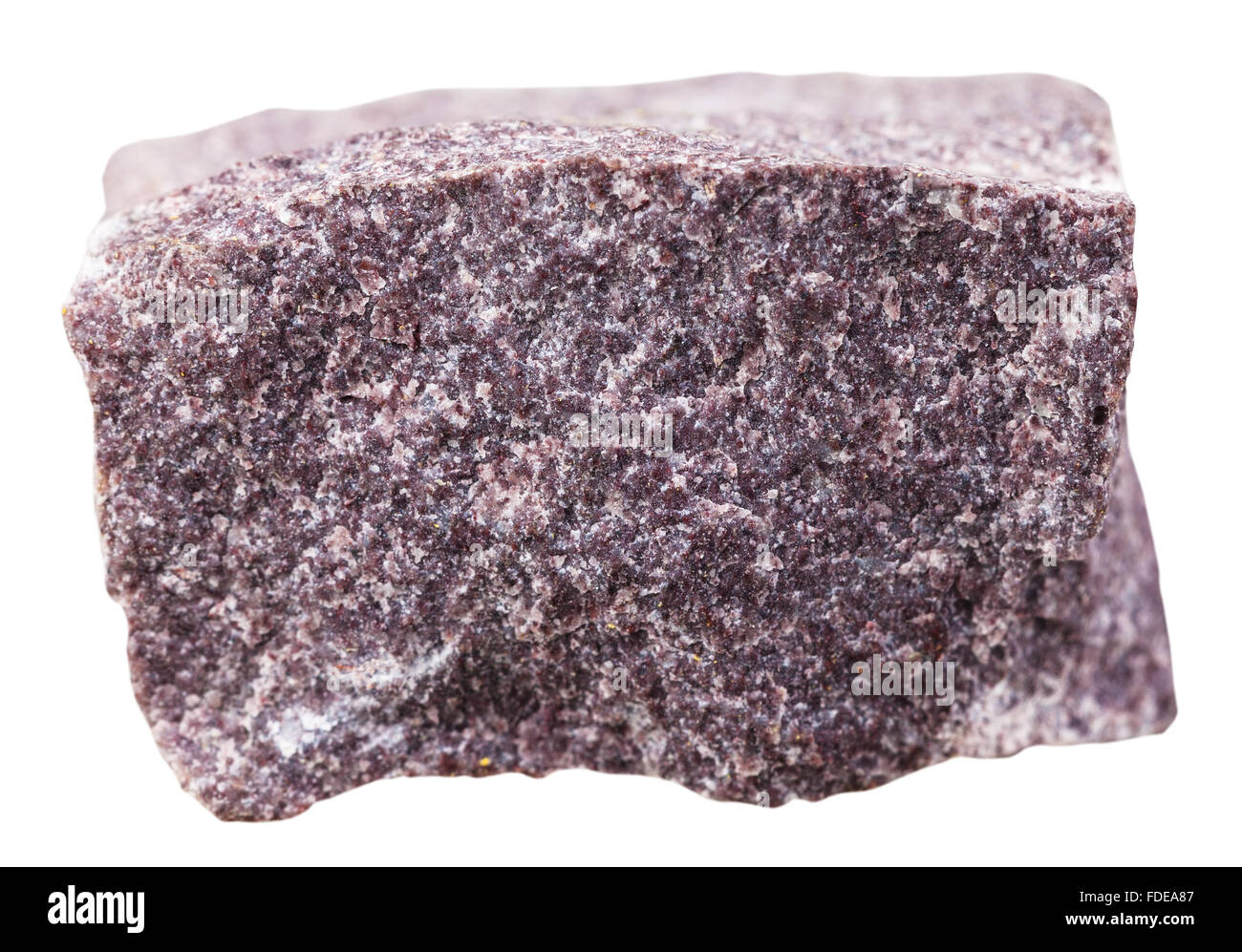 macro shooting of collection natural rock - red alunite mineral stone ...