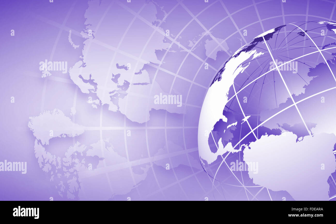 Blue digital image of globe. Background image Stock Photo - Alamy
