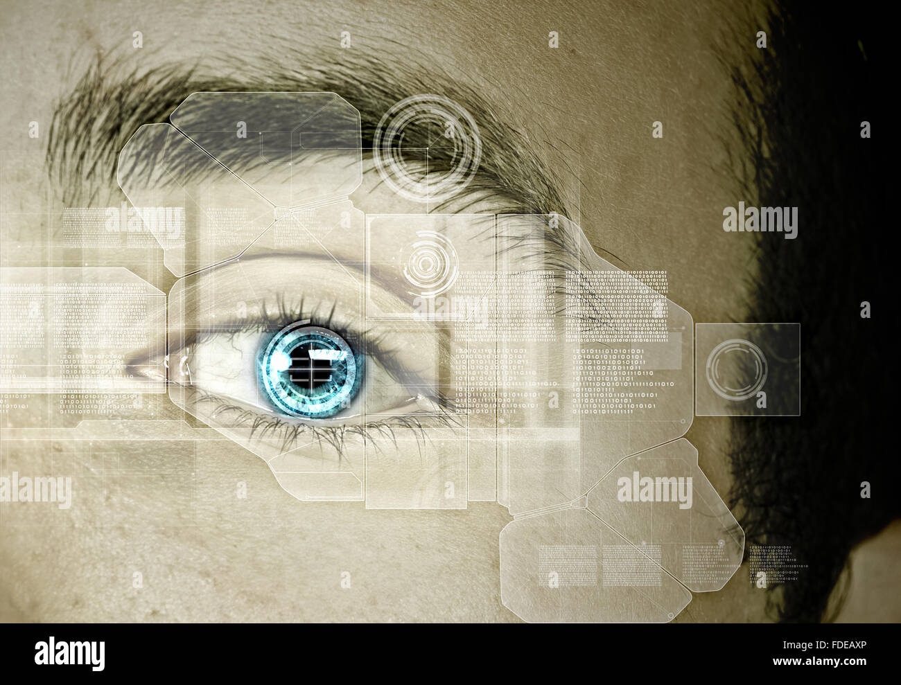 Human scanned data hi-res stock photography and images - Alamy
