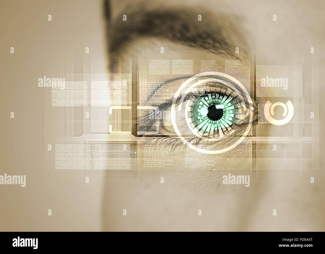 Iris recognition hi-res stock photography and images - Alamy