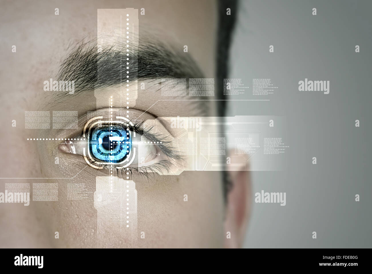 Iris recognition hi-res stock photography and images - Alamy