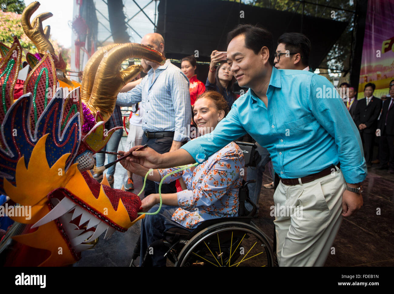 Buenos Aires, Argentina. 30th Jan, 2016. Chinese Ambassador to ...
