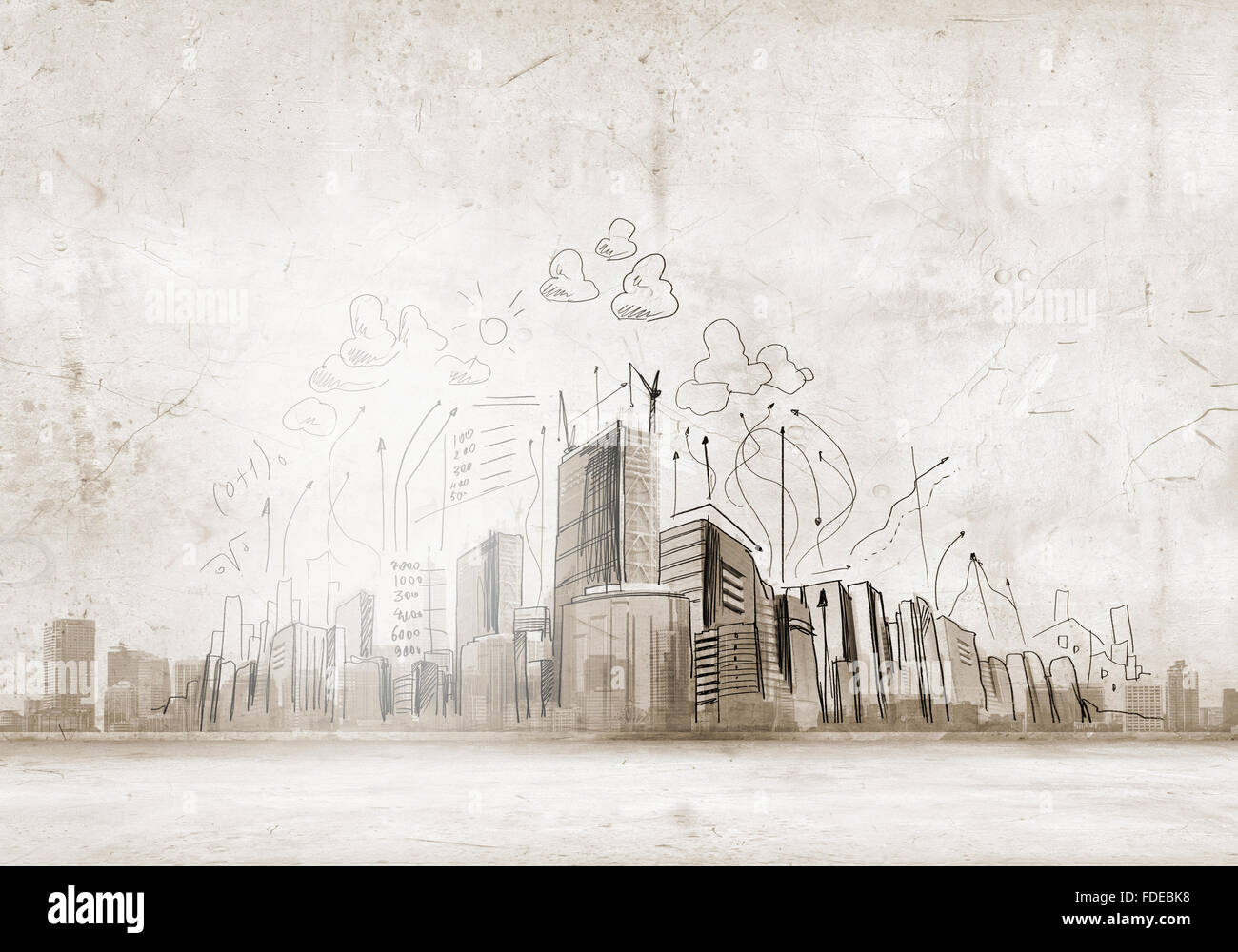 Background image with buildings and urban scenes Stock Photo - Alamy