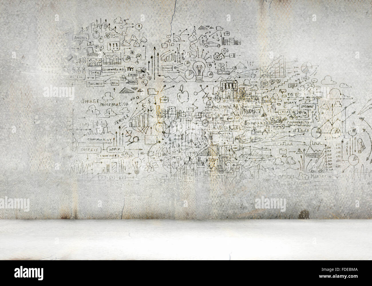 Background sketch image with buildings and urban scenes Stock Photo - Alamy