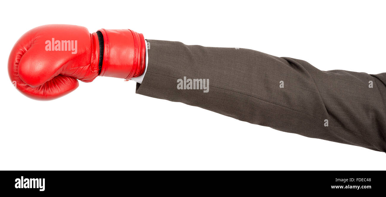 Hand in boxing glove hi-res stock photography and images - Alamy