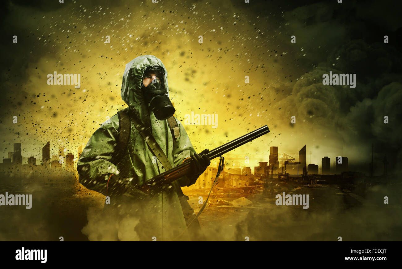 Man in suit holding mask hi-res stock photography and images - Alamy