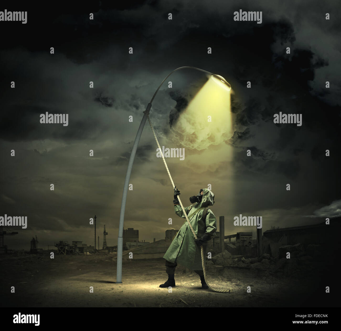 Guy Standing Under Street Light Victorian Man Standing Under An Old