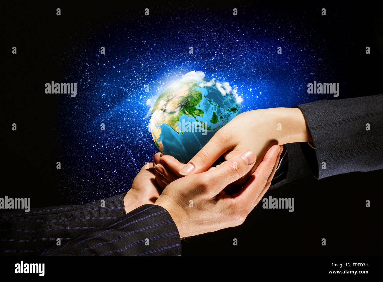 Let's save our planet earth. Ecology concept. Elements of this image ...