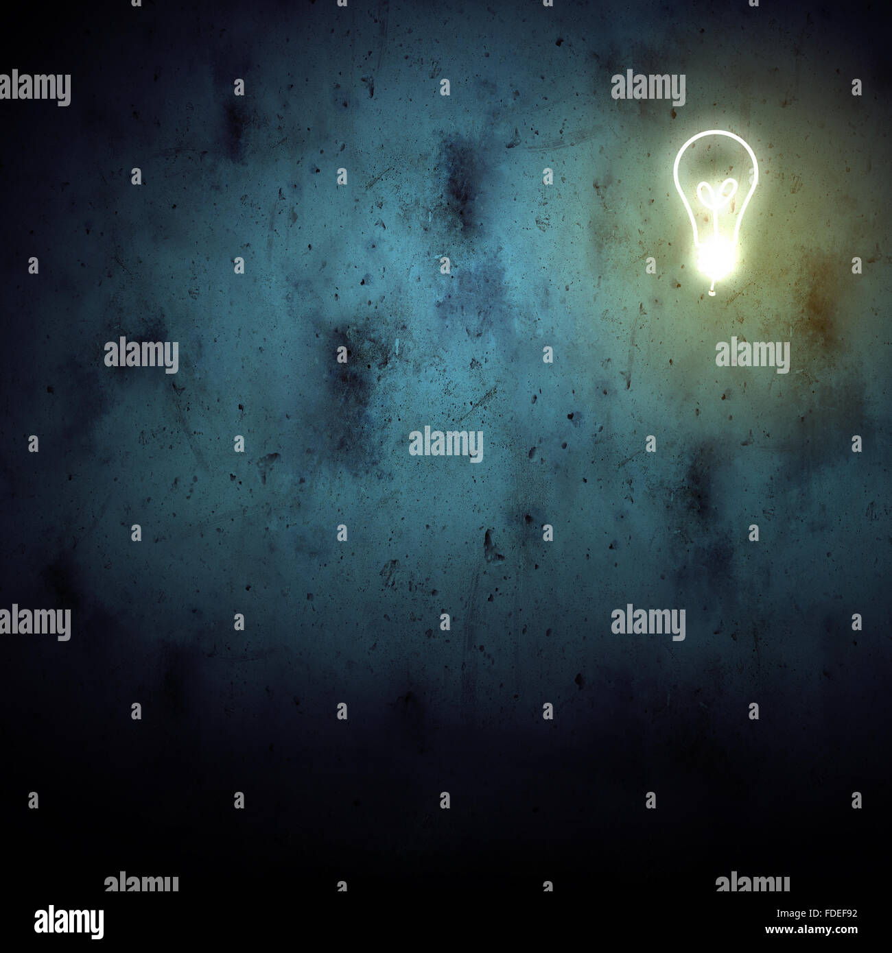 Background image with electric bulb against dark background Stock Photo ...