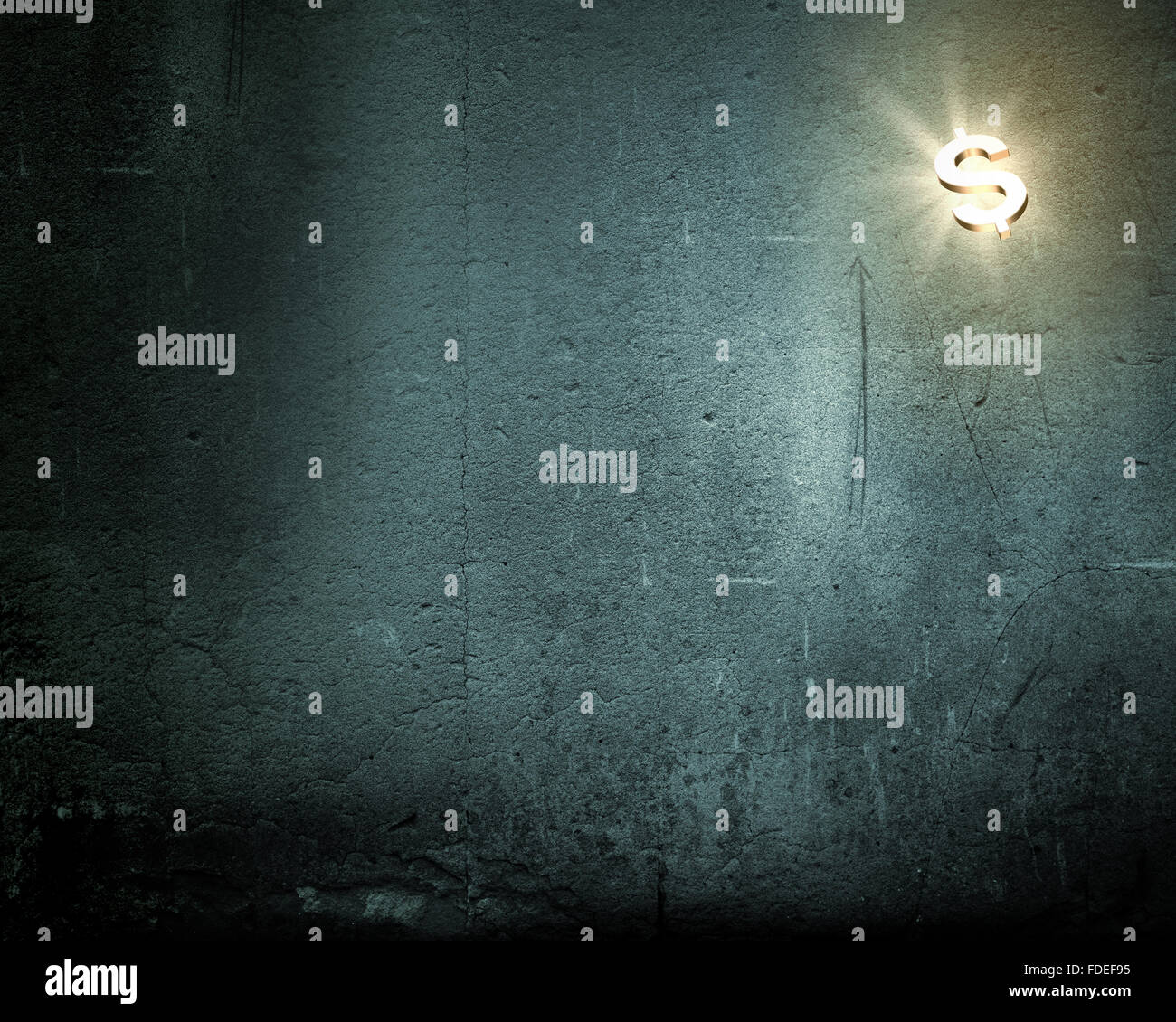 Background image with dollar sign on dark background Stock Photo - Alamy