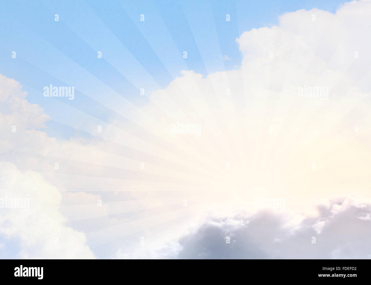 Background image of shining bright sun in sky Stock Photo - Alamy